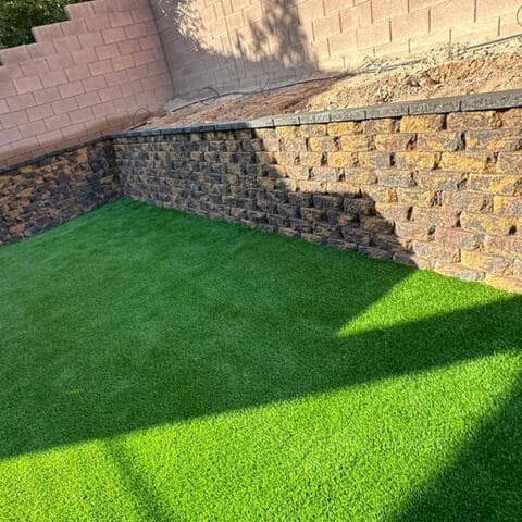 Retaining Walls With Rock N Block Turf N Hardscape