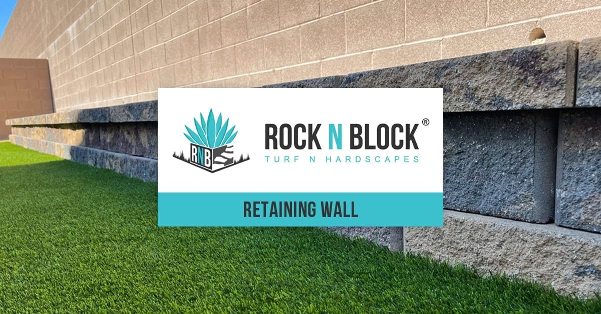 Retaining Walls With Rock N Block Turf N Hardscape